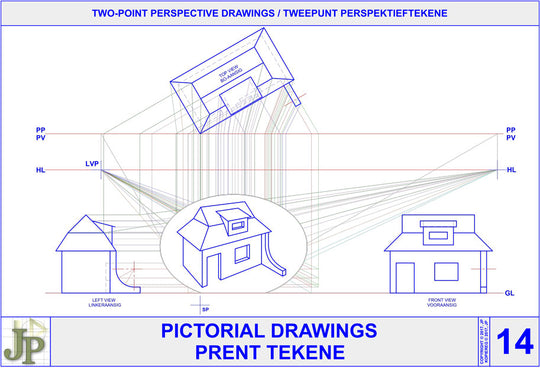 Pictorial Drawings 14 - Two-Point Perspective – JPEGD