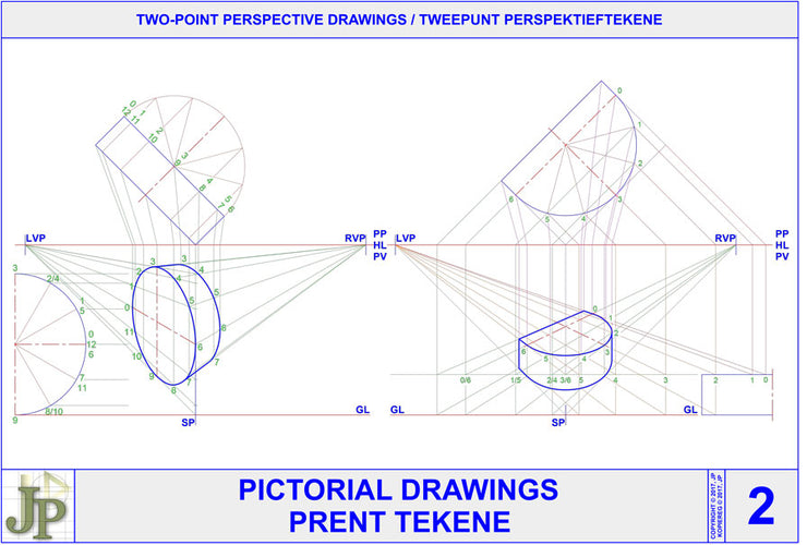 Pictorial Drawings 2 - Two-Point Perspective – JPEGD