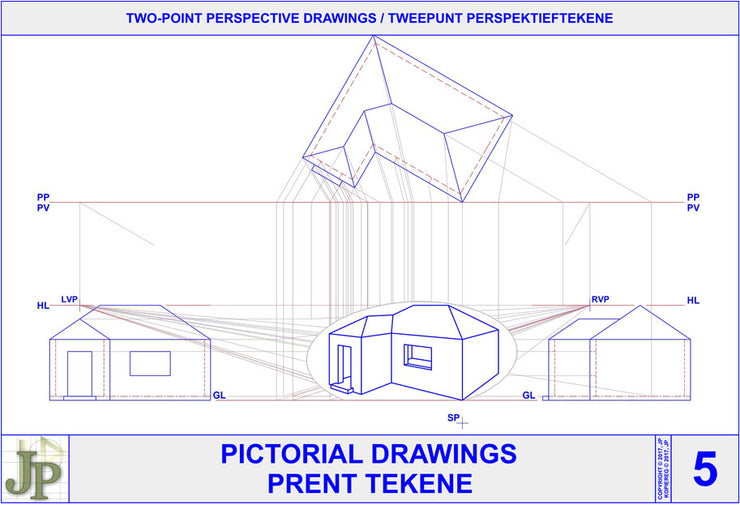 Pictorial Drawings 5 - Two-Point Perspective – JPEGD