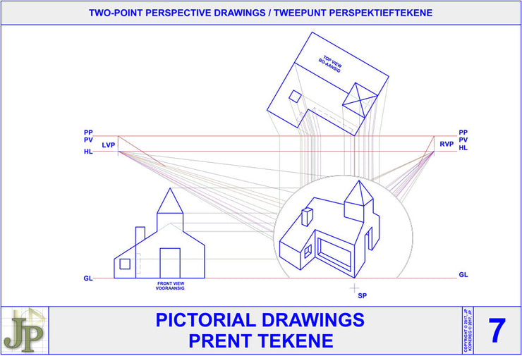 Pictorial Drawings 7 - Two-Point Perspective – JPEGD